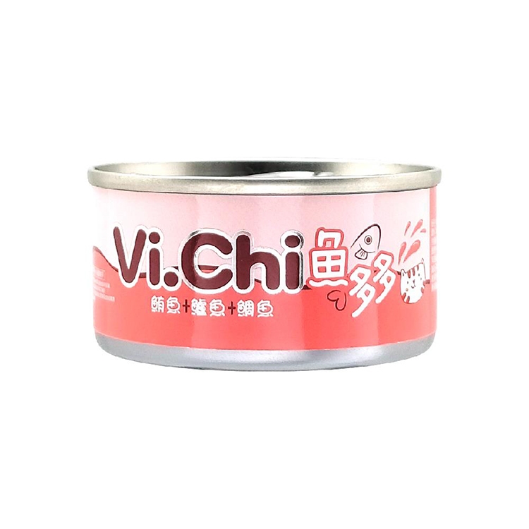 【派瑪寵物】維齊 Vi.Chi 魚多多 點心罐 貓罐 80g 6種口味 貓咪點心罐 貓罐頭 Vichi罐頭 白肉罐 貓咪 | 蝦皮購物