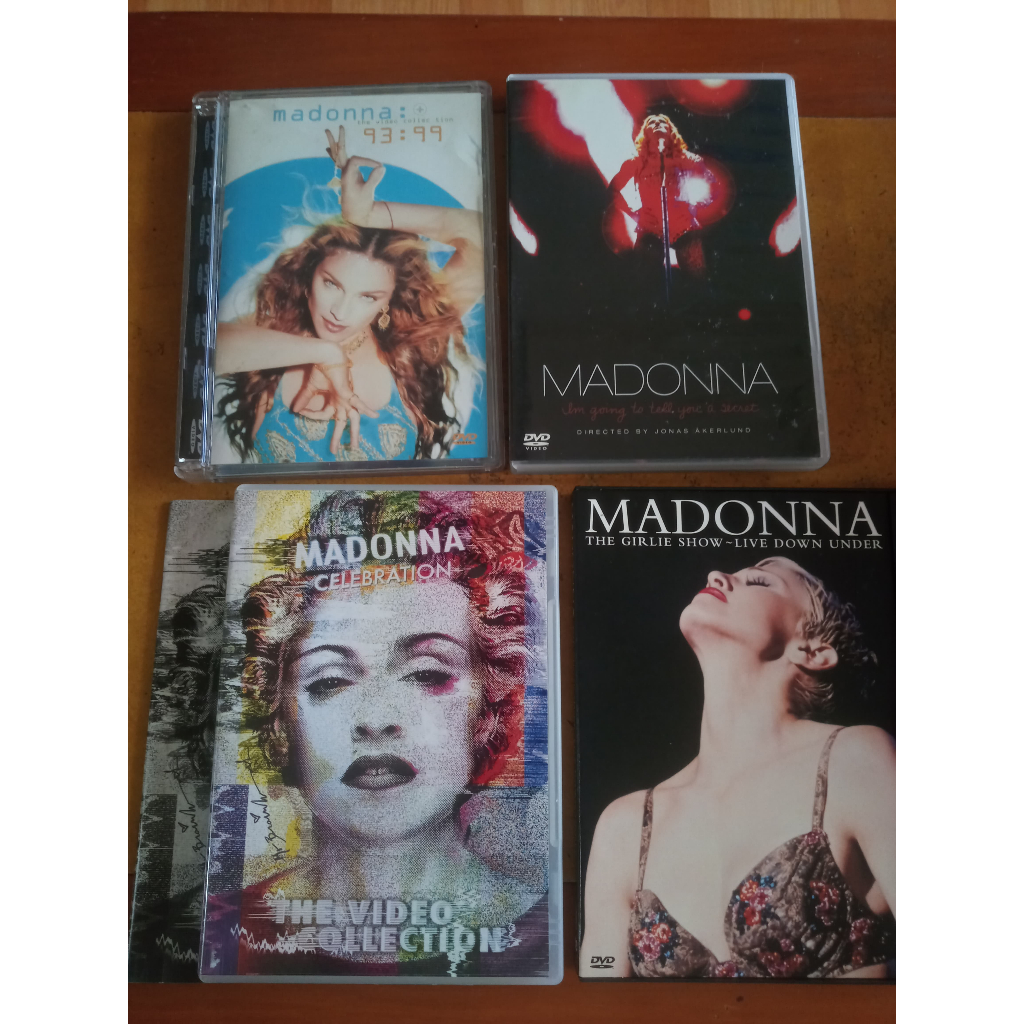 DVD《 Madonna Celebration Video 93:99 Girlie Show 秘密檔案 》 | 蝦皮購物