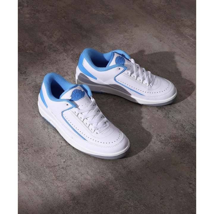 Air Jordan AJ2 官網購入 全新現貨University Blue UNC 低筒北卡藍 US6.5Y 免運 | 蝦皮購物