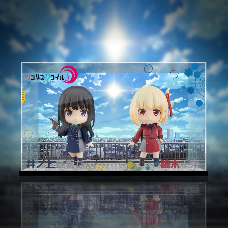 《Yao 挖寶趣》GSC 1955 1956Lycoris Recoil 莉可麗絲 錦木千束 井之上瀧奈 黏土人 展示盒 | 蝦皮購物