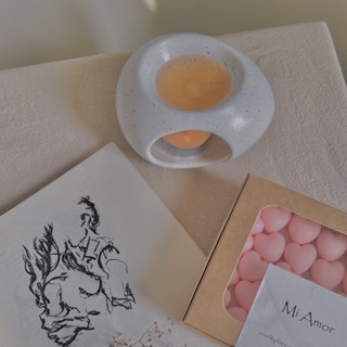 sanns 安舍 香氛蠟燭－Mi Amor Wax Melts Kit 心型融蠟片組合 (附贈爐用茶蠟) | 蝦皮購物