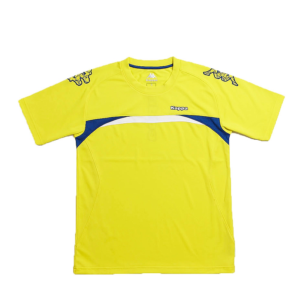 KAPPA義大利型男吸濕排汗速乾 圓領衫 黃 A052-0528-2 尺寸XL | 蝦皮購物