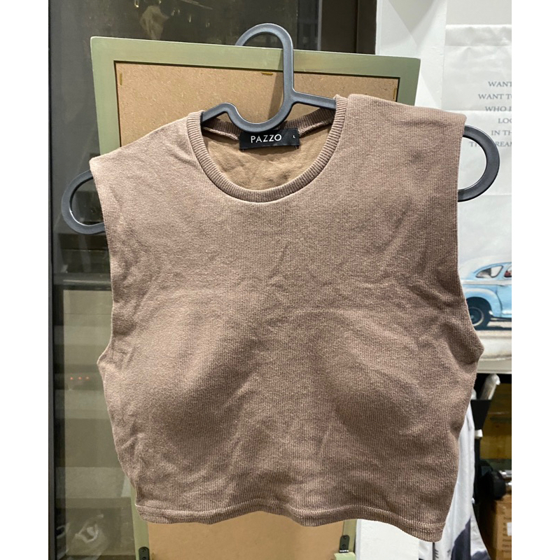 PAZZO MIT美胸款BRA背心 可可色 | 蝦皮購物