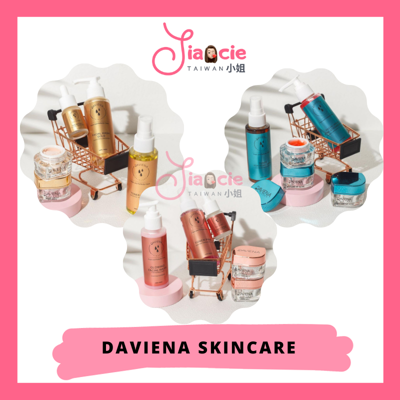 DAVIENA SKINCARE Paket Gold Glowing Acne 5in1 | 蝦皮購物