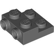LEGO 樂高 99206 4304 深灰 側接轉向薄板 Plate Mod 2x2 6469463 6352694 | 蝦皮購物