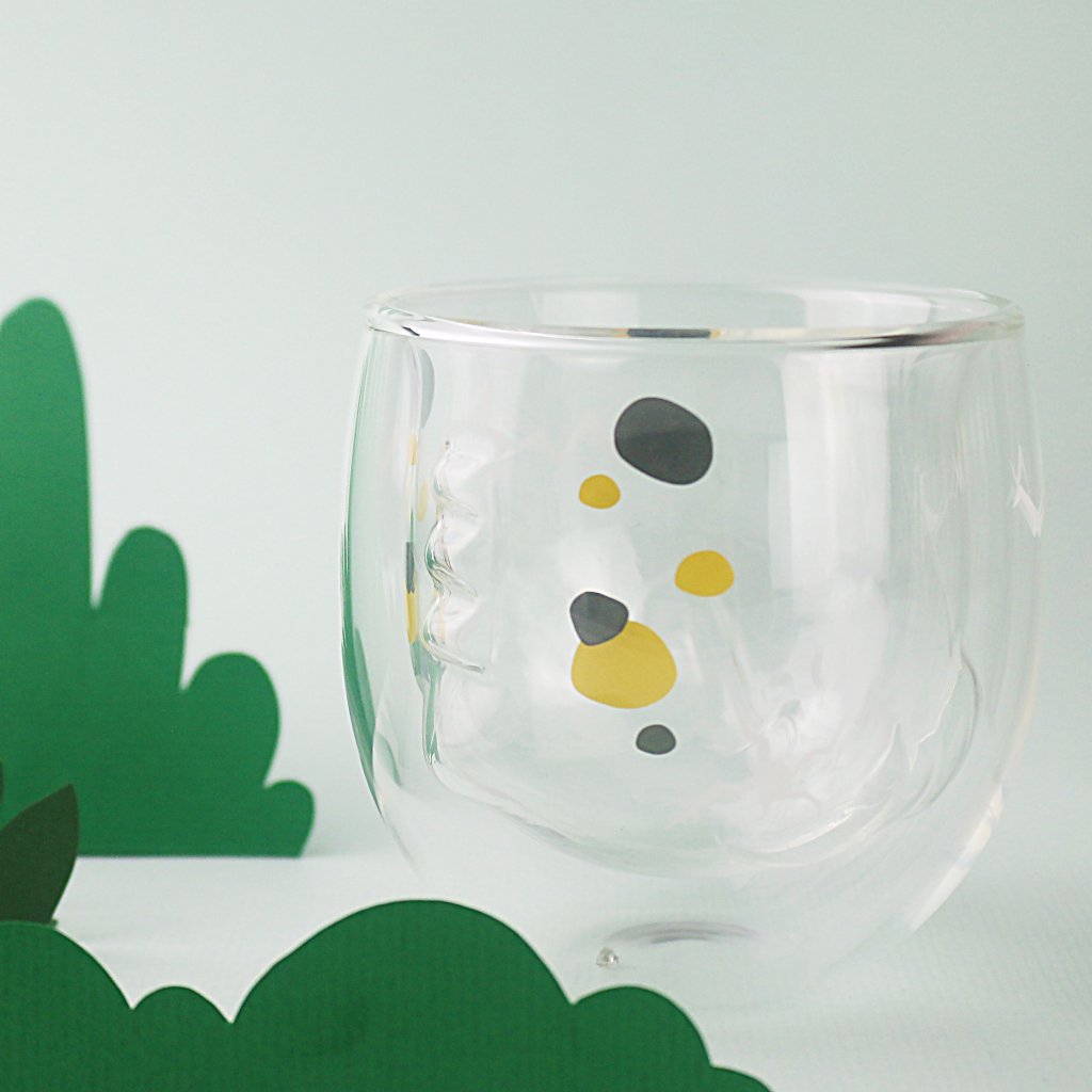 【好玻GOODGLAS】恐龍屁屁雙層杯《WUZ屋子-台北》雙層玻璃杯 玻璃 水杯 造型水杯 雙層杯 | 蝦皮購物