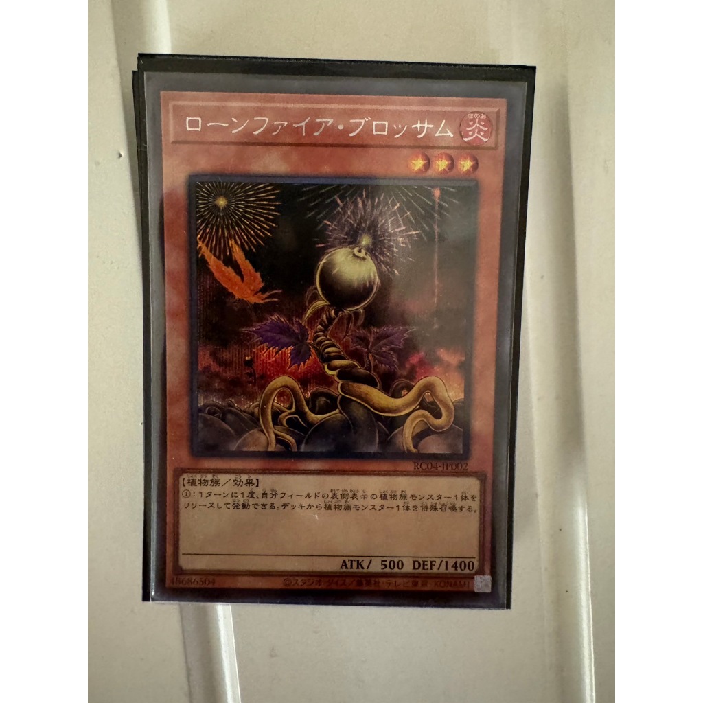 夏洛特卡舖 遊戲王 美品 遊戲王 RC04-JP002 孤燃花 半鑽 | 蝦皮購物