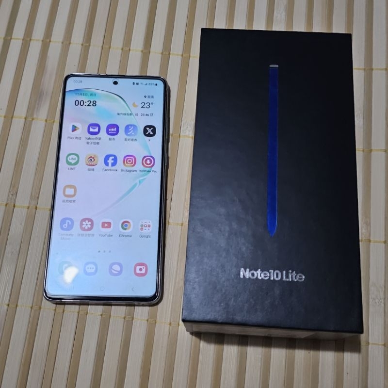 二手 三星 Samsung Note 10 Lite 手機 128GB 空機 備用機 星願銀 note10 lite | 蝦皮購物