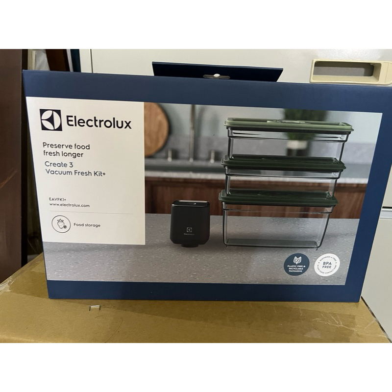 （全新僅拆封檢查）伊萊克斯CREATE系列USB充電可攜式真空保鮮組(EAVFK1+) | 蝦皮購物