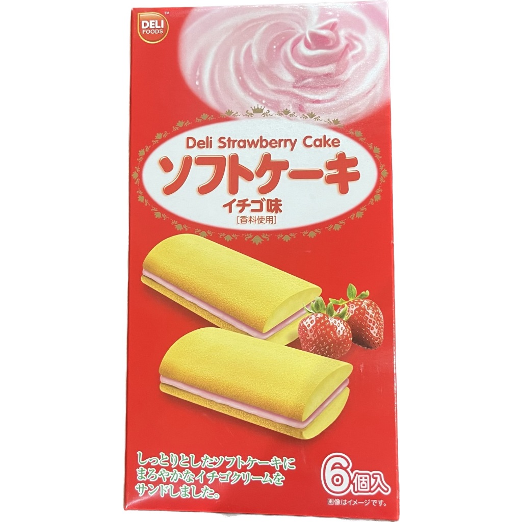 DELI 抹茶 / 香草 / 草莓 夾心蛋糕 108g (良品小倉) | 蝦皮購物