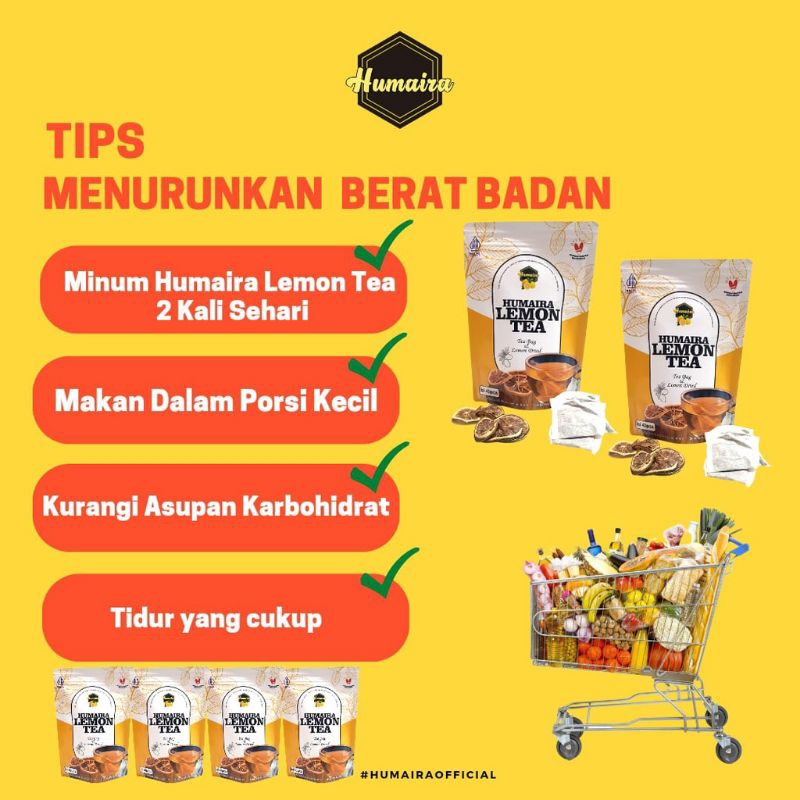 HUMAIRA LEMON TEA MELANCARKAN BAB DAN DIET | 蝦皮購物