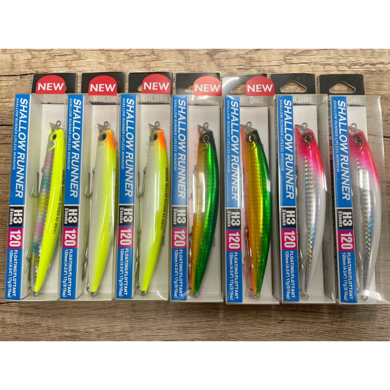 《頭份漁友釣具》 DUEL HARDCORE SHALLOW RUNNER MINNOW 120F H3 海水米諾 | 蝦皮購物