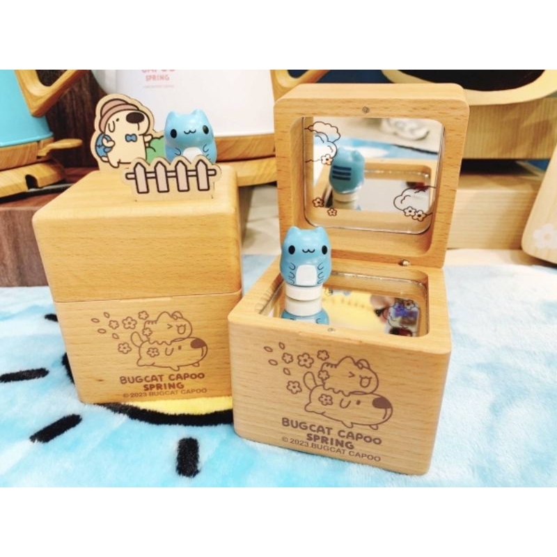 全新未拆 正版 capoo 貓貓蟲 咖波 7-11 聯名 限定 限量 旋轉 公仔 音樂盒 超級便宜賣 預購需等 3天 | 蝦皮購物