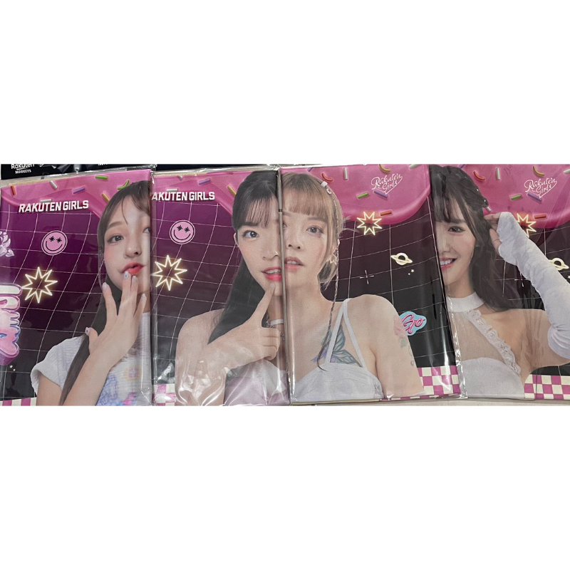 🔥現貨 樂天女孩 rakuten girls酷辣趴 Y2K應援巾 林襄 籃籃 李多慧 心韻 yuri 菲菲 嘎琳 穎樂 | 蝦皮購物