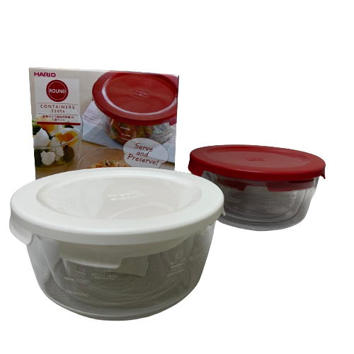 日本製 HARIO MST-3018 耐熱玻璃保鮮盒 3入組 | 蝦皮購物