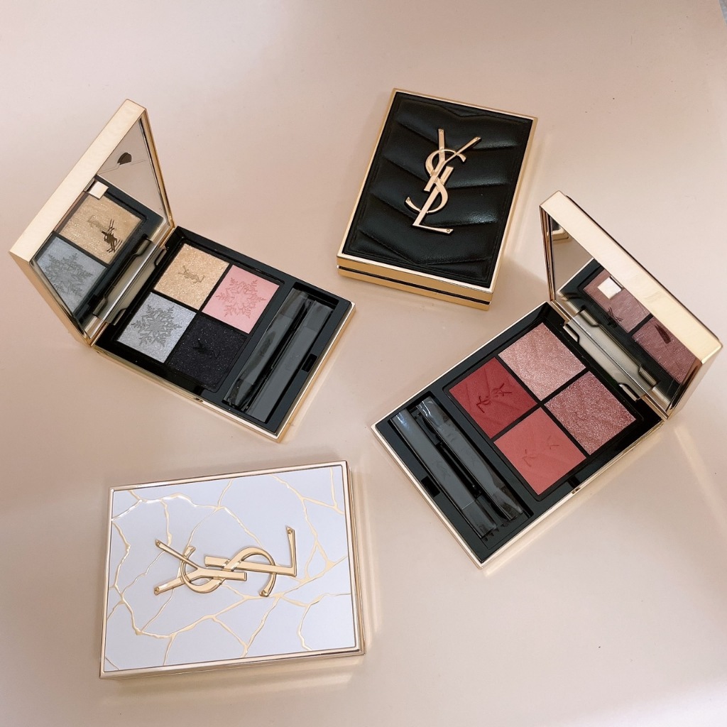 Y.A🌸 2025情人節限定 YSL 125 710 100 200 400 四色皮革眼影盤 ysl眼影 ysl眼影盤 | 蝦皮購物