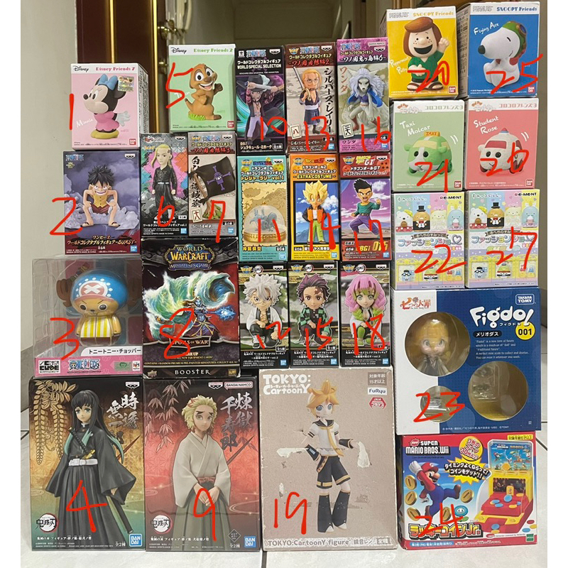 出清 正版 150元專區 各式公仔 盒玩 wcf 鬼滅 七龍珠 海賊王 咒術迴戰 美女 動漫 寶可夢 景品 小物 雜物 | 蝦皮購物