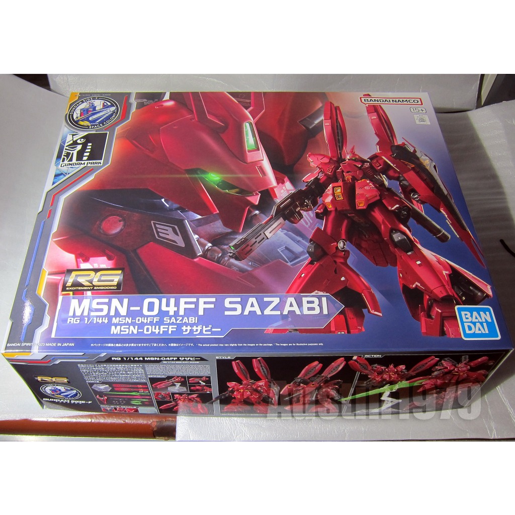 現貨即出 魂商限定 RG 1/144 MSN-04FF SAZABI 福岡沙薩比 ff沙薩比 福岡限定 福岡沙 沙撒比 | 蝦皮購物