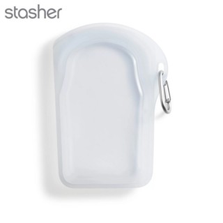 【STASHER】 GO 隨行矽膠密封袋-雲霧白 | 蝦皮購物