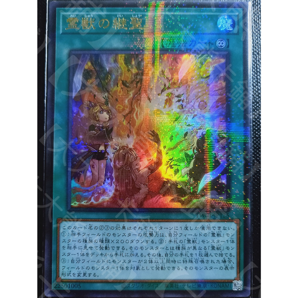 【大大熊卡鋪】TW01-JP125 靈獸的繼聖 (金亮全鑽) | 蝦皮購物