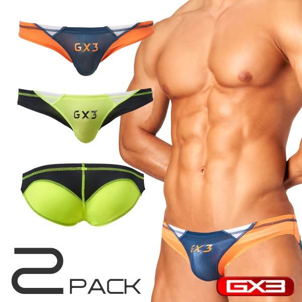 日本 GX3 SPLASH 潑濺系列 純粹裸感 半透性感材質 橘黃救援配色 救生員比基尼 內褲 兩件組 k1746 | 蝦皮購物