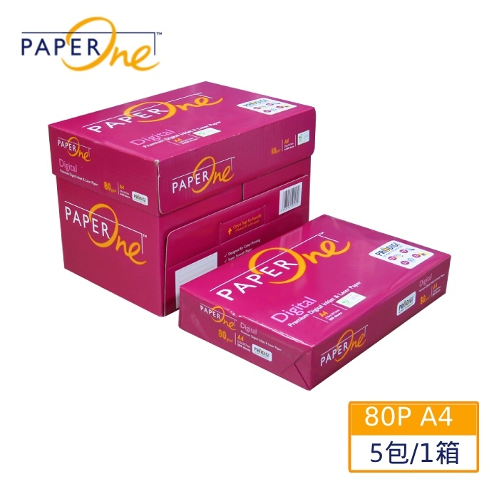 含稅附發票【奇奇文具】PAPER ONE 紅包80P A4 影印紙 (1箱/5包) | 蝦皮購物