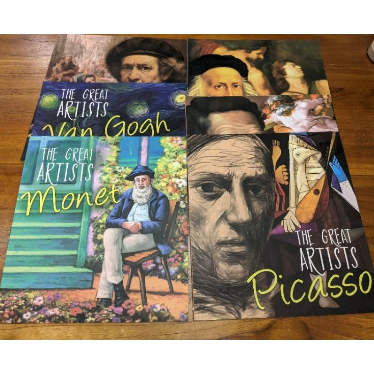 《The Great Artists》英文繪本 6冊 Van Gogh / Monet / Picasso等六位藝術 | 蝦皮購物