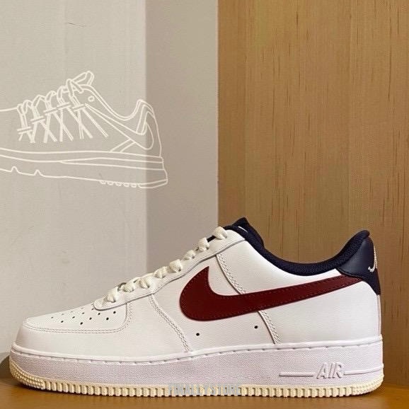 Nike Air Force 1 '07 現貨 男款 白底 低筒 陰陽勾 鴛鴦 厚底 增高 FV8105-161 | 蝦皮購物