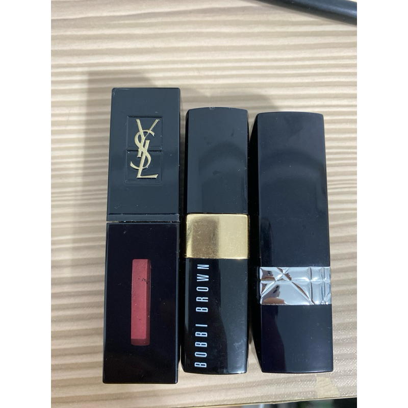 專櫃二手唇膏 Ysl/Dior/Bobbi Baown | 蝦皮購物