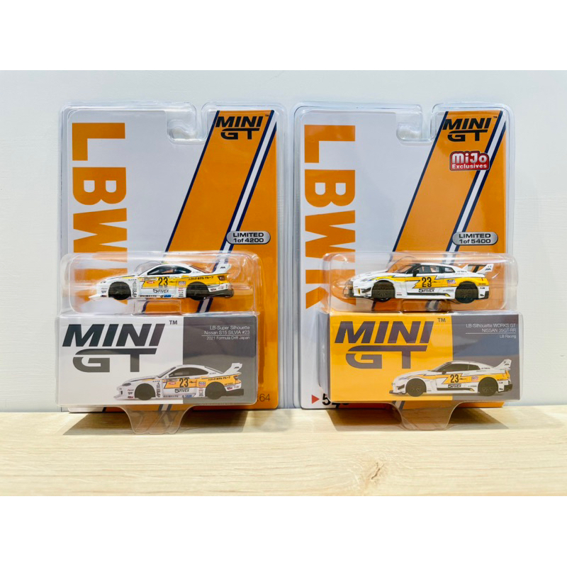 1/64 Mini GT NISSAN S15 434 + GT-R 528吊卡 | 蝦皮購物