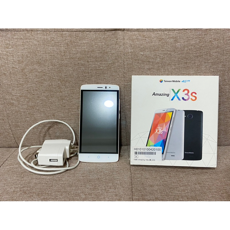 台灣大哥大 Amazing X3s 4G手機 白色 二手近全新 備用機 | 蝦皮購物