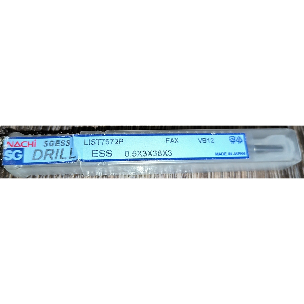 日本Nachi粉末鑽頭 SG鑽頭7572P 3.8mm銑刀柄鑽頭 | 蝦皮購物