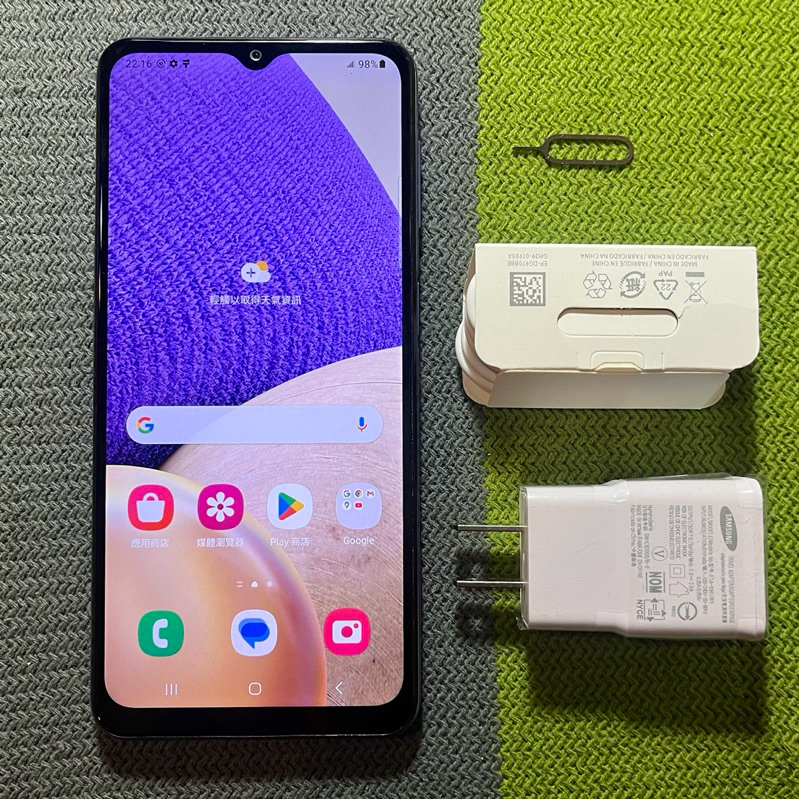 Samsung A32 5G 6G 128G 9成新 6.5吋 紫 雙卡雙待 指紋辨識 臉部辨識 A326 128 三星 | 蝦皮購物