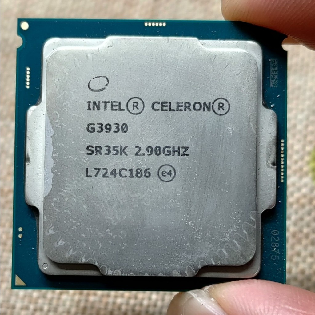 INTEL G3930 CPU 1151腳位 Celeron 2.9G 2M 二手良品 INTEL第七代 功能正常 | 蝦皮購物