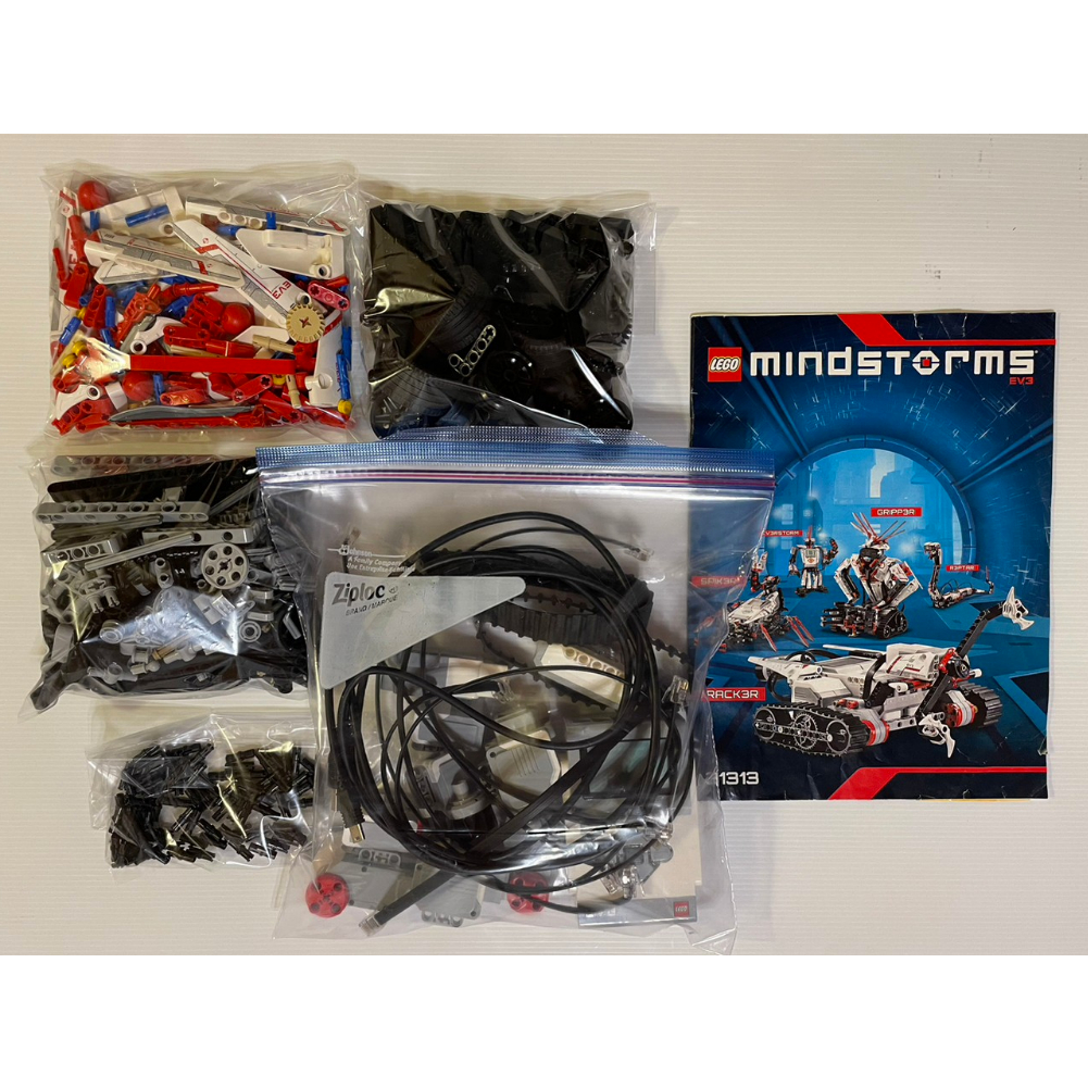 二手 樂高 Lego 31313 Mindstorms EV3 家庭版機器人 無外盒 有說明書 無缺件 | 蝦皮購物