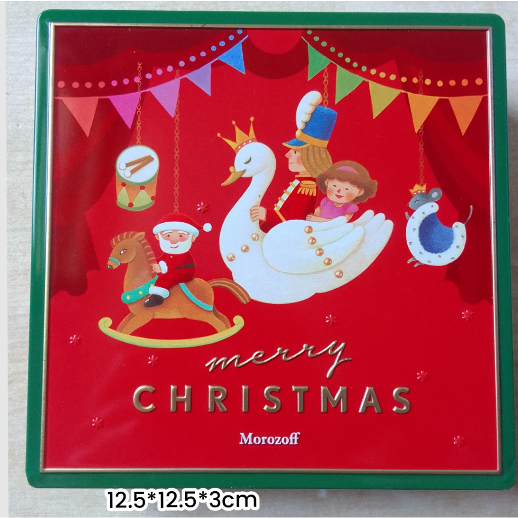 Morozoff 空盒 鐵盒 禮盒 置物 收納 聖誕節 期間 絕版 限定 款式 設計 收藏 | 蝦皮購物