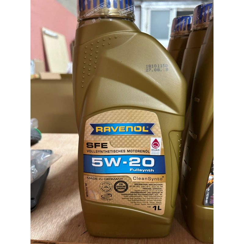 RAVENOL SFE 5W20 公司貨 機油 948B 渦輪 FOCUS 福特 漢諾威 | 蝦皮購物