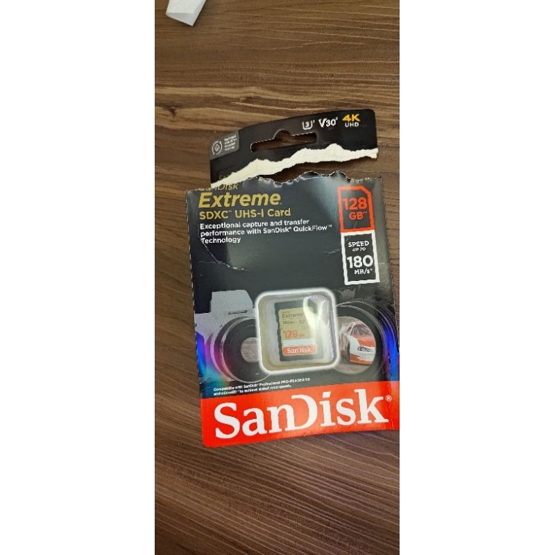 SanDisk 64G 128G 128GB 256G SDXC Extreme SD 4K U3 V30 相機記憶卡 | 蝦皮購物