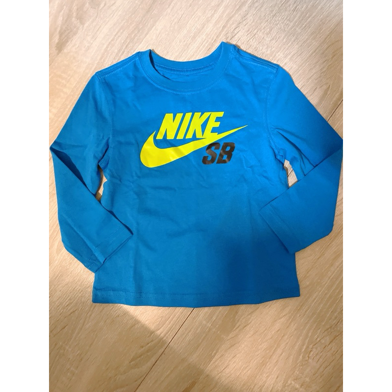 24H出貨 全新NIKE SB 藍色大勾勾T恤2Y/90cm板橋可面交 | 蝦皮購物