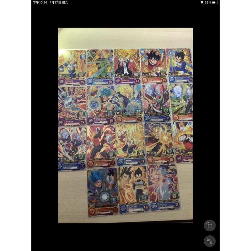 七龍珠英雄 台灣第8彈 UMT8 稀有卡片 18張一套合售 第八彈 2星卡片 | 蝦皮購物