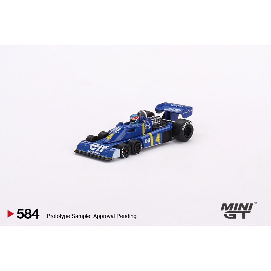 【模物雜貨店】MINI GT No.584 Tyrrell P34 #4 派崔克‧德派勒 1976年 瑞典大獎賽亞軍車 | 蝦皮購物