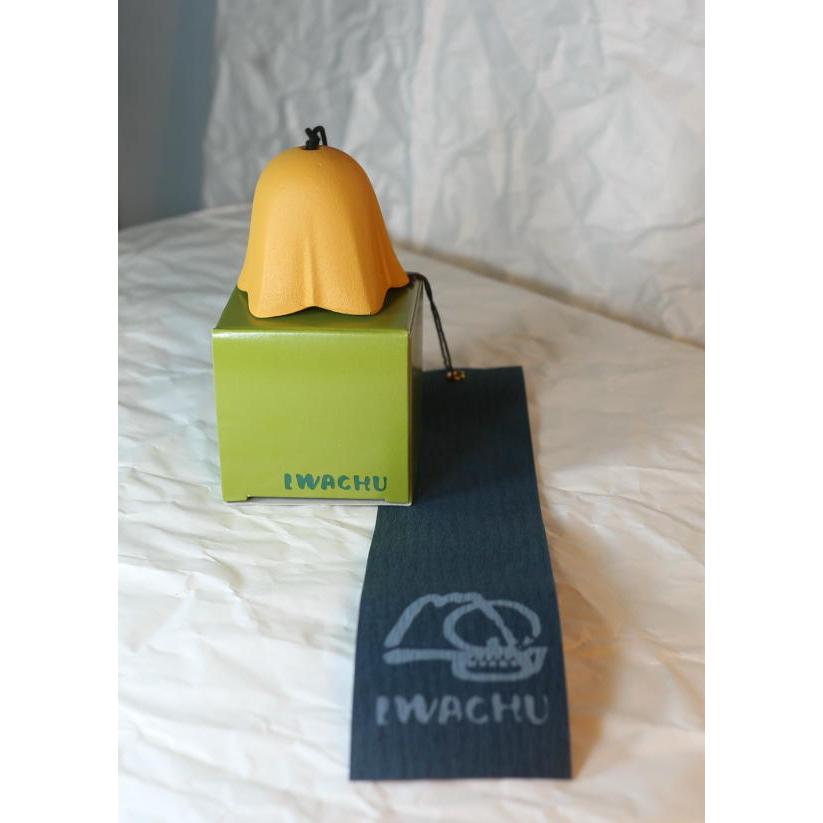 IWACHU~日本製造~本場盛崗~277754~藍短冊~黃茶色~風鈴~5*5*5cm~鐵製品~超取免運~ | 蝦皮購物