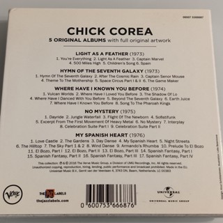 Chick Corea-5 Original Albums 5CD 歐盤 | 蝦皮購物