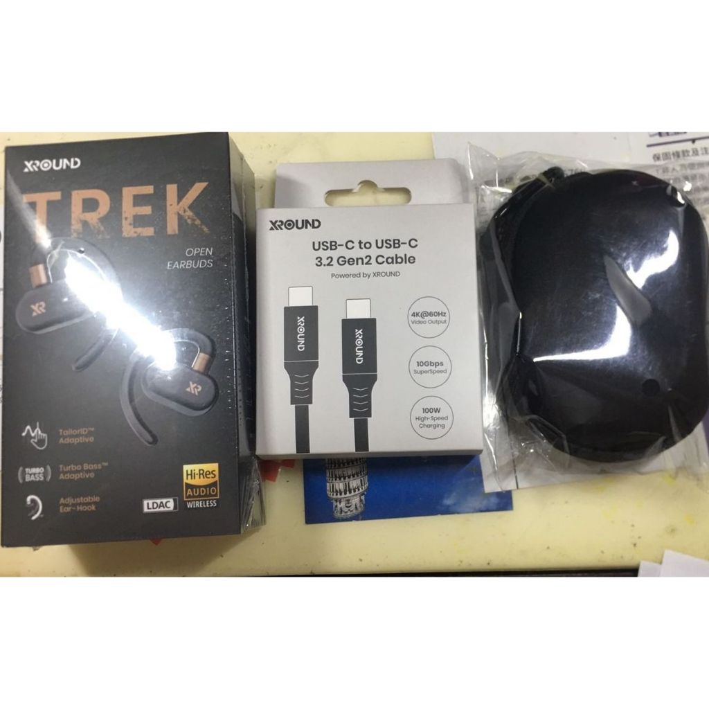 XROUND TREK 自適應開放式耳機 早鳥全配含收納包及充電線 全新(可刷卡) | 蝦皮購物