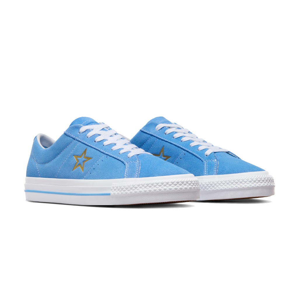 CONVERSE 男款低筒帆布鞋 滑板鞋 ONE STAR PRO OX 藍色-A06647C | 蝦皮購物