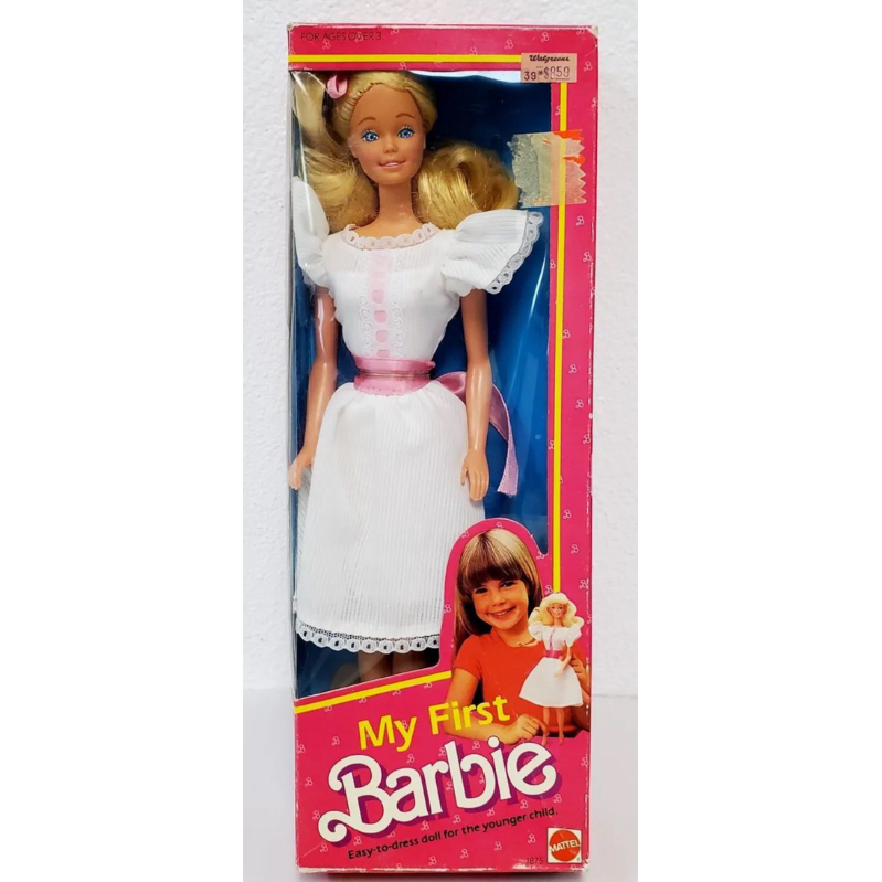 1984絕版美泰兒芭比娃娃 1984 MATTEL MY FIRST BARBIE | 蝦皮購物