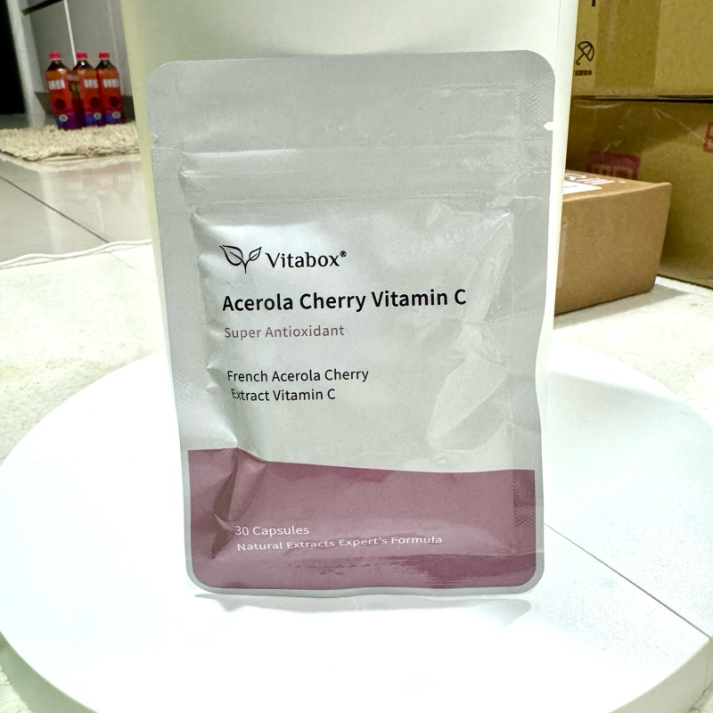 『出清開立發票』VITABOX維他盒子 抗氧專科 法國西印度櫻桃萃取維他命C 30粒 | 蝦皮購物
