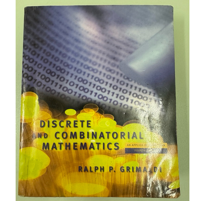 【小太陽】Discrete and Combinatorial MATHEMATICS 4e | 蝦皮購物