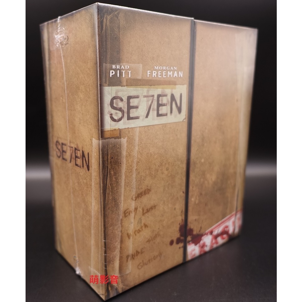 藍光BD 火線追緝令 Se7en 3合1限量鐵盒版收藏盒 繁中字幕 全新 布萊德彼特 摩根費里曼 七宗罪 | 蝦皮購物
