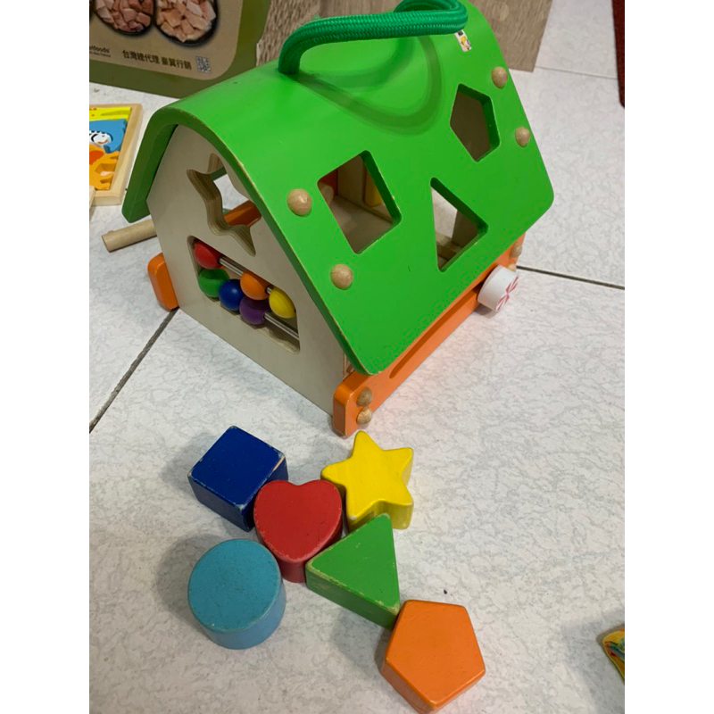 日本 ED inter 幾何圖形木頭小屋 -二手 | 蝦皮購物